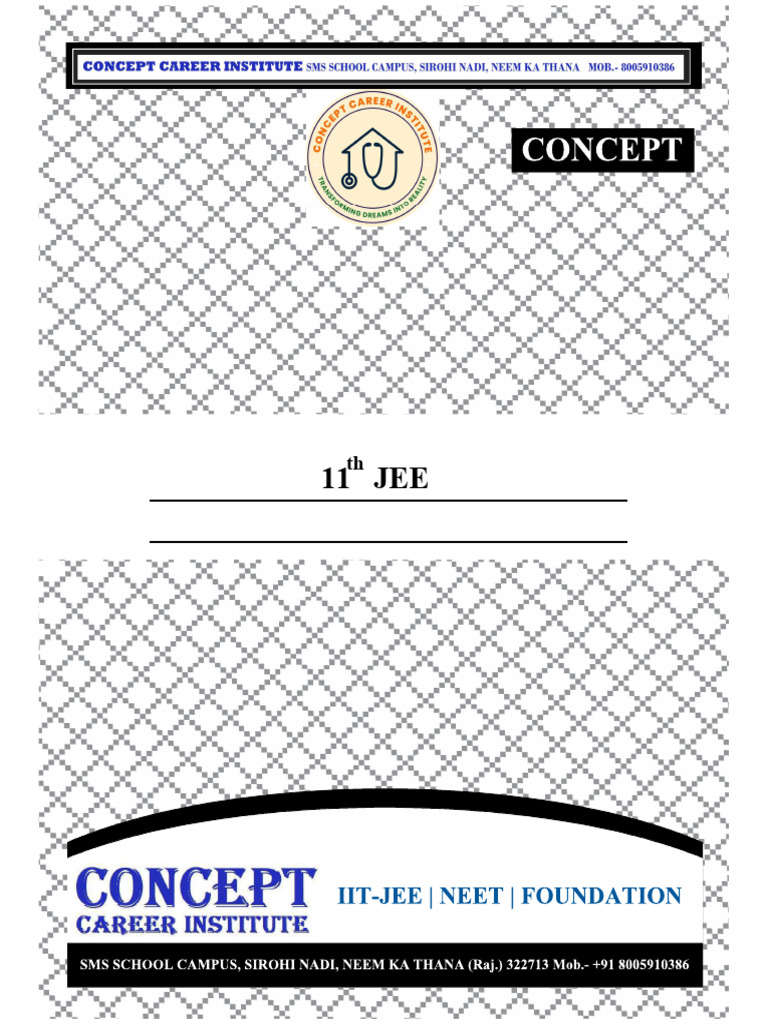 11 JEE Minor 2 | PDF