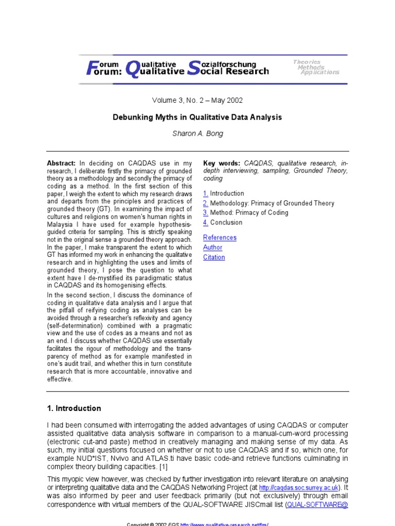 CAQDAS | PDF | Qualitative Research | Data