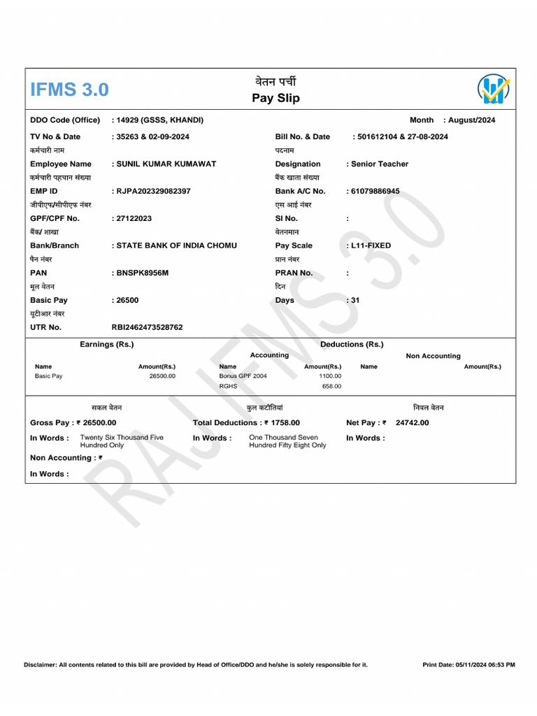 Pay Slip | PDF
