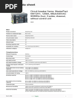 Product Datasheet: Circuit Breaker Masterpact NW16H1 - 1600 A - 4 Poles ...