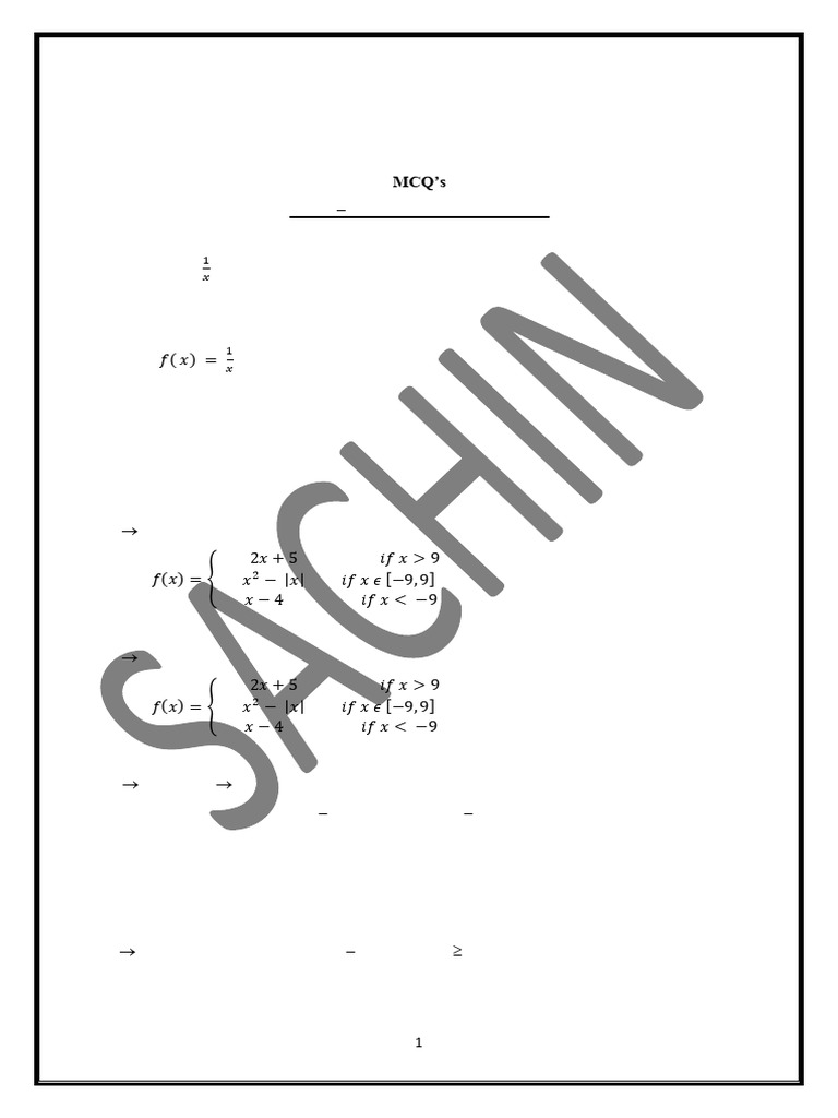 Bcs - I (p1 Sem 1) Question Bank DM (WDN) Oct 2024 | PDF | Mathematical ...