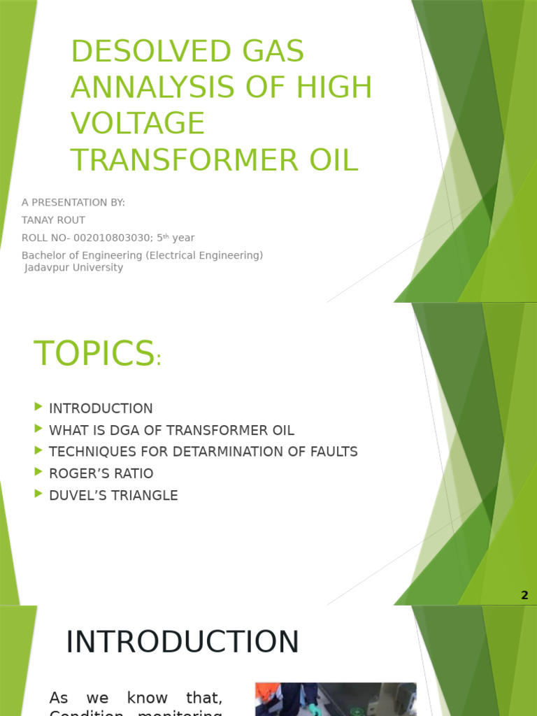 Transformer Oil DGA Insights | PDF | Applied And Interdisciplinary ...