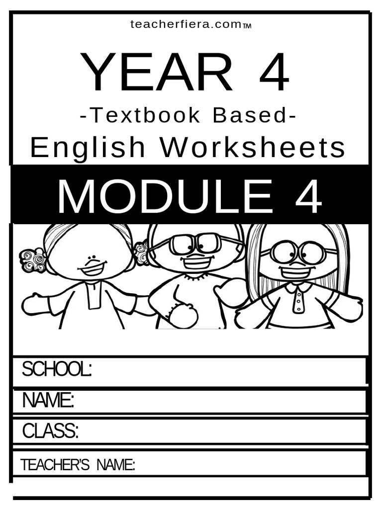 Year 4 English Worksheets Module | PDF