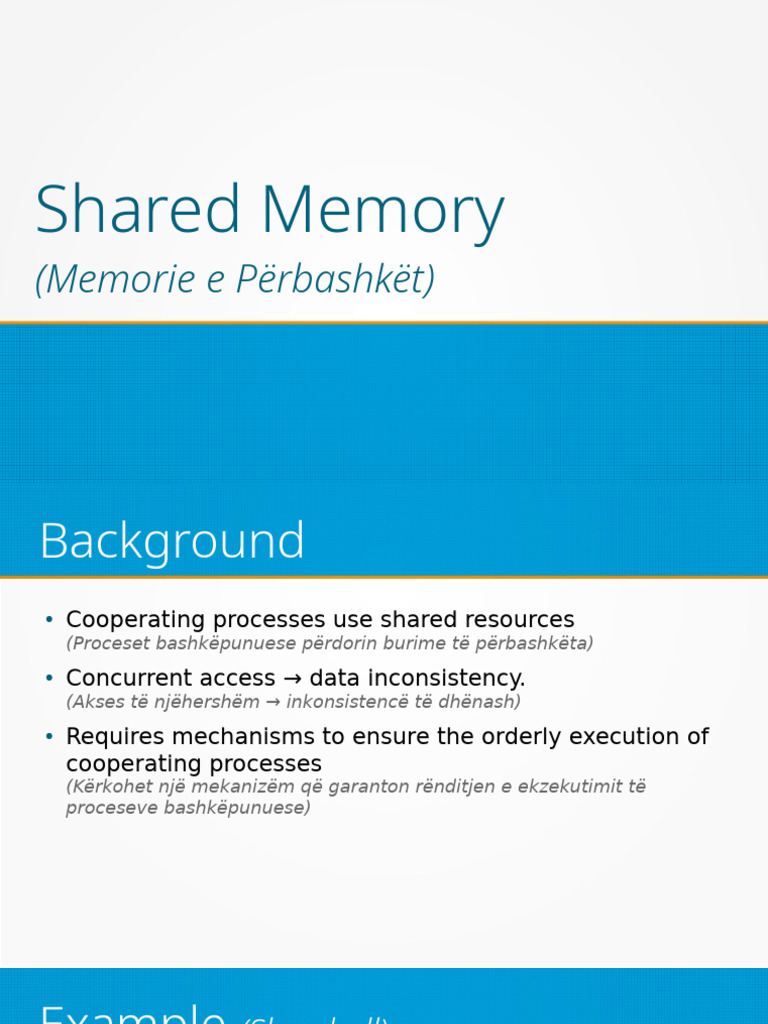 OS 06 SharedMemory | PDF