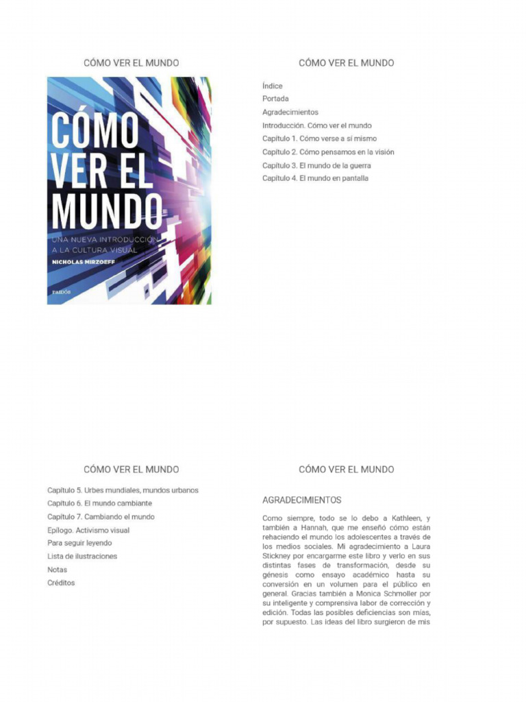 Mirzoeff, N. Cómo Ver El Mundo | PDF | Cámara | Imagen