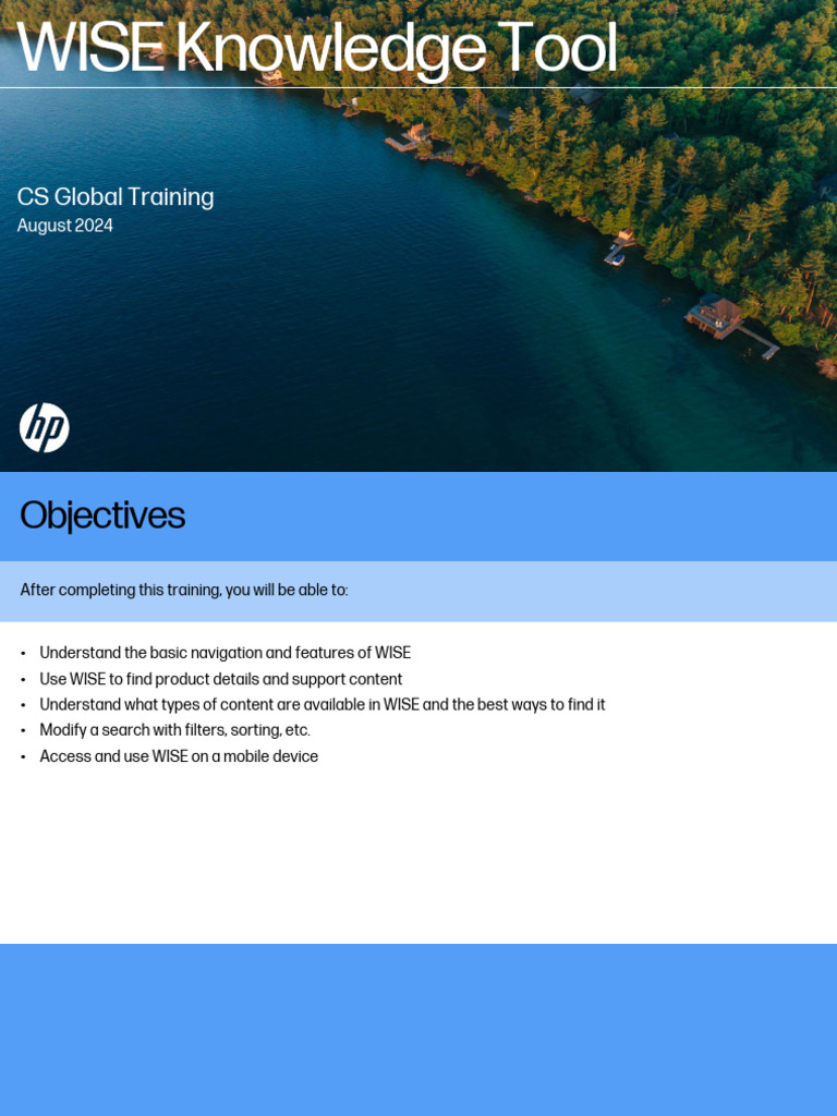 WISE Knowledge Tool 02 Key Features and Tips | PDF | Laptop | World ...