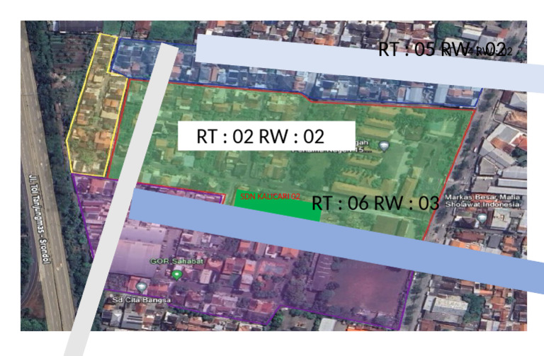 Revisi 2 Gambar Maps Nilai Lingkungan SDN Kalicari 02 | PDF