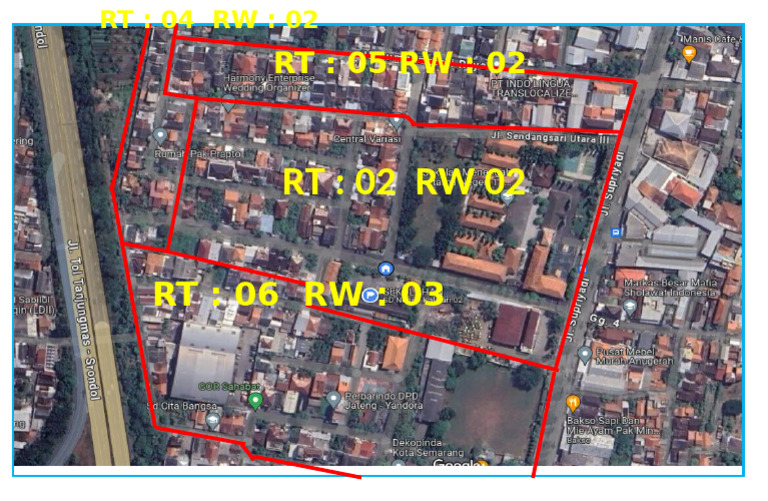 Revisi Gambar Maps Nilai Lingkungan SDN Kalicari 02 | PDF