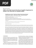 Mini-Cog Test Administration & Scoring Guide | PDF | Behavioural ...