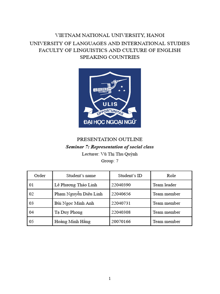 Representation of Social Class | PDF | Accent (Sociolinguistics) | Syntax