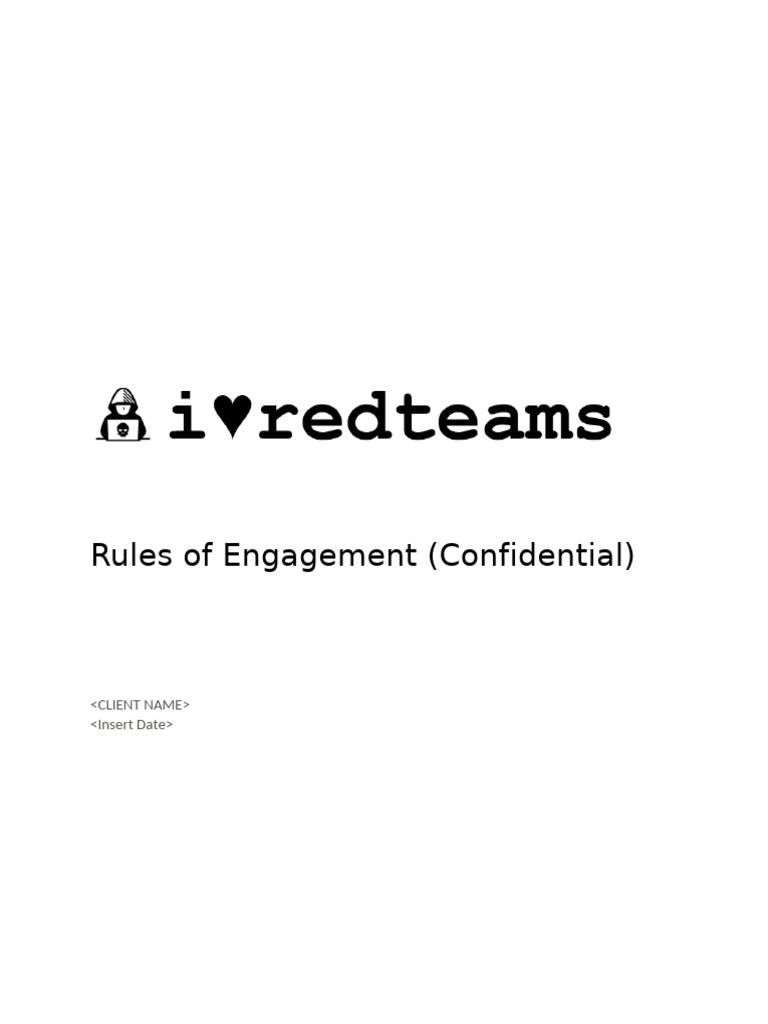 Red Team Engagement Template For Reference | PDF | Windows Registry ...