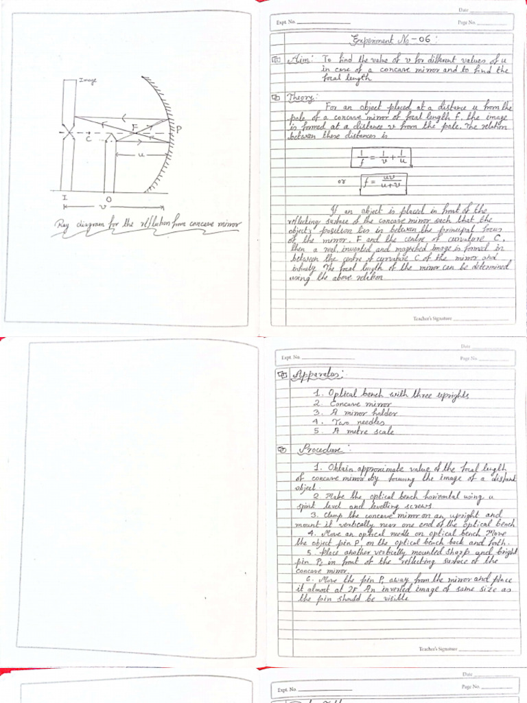 Physics Class 12 Exp No 6 New | PDF