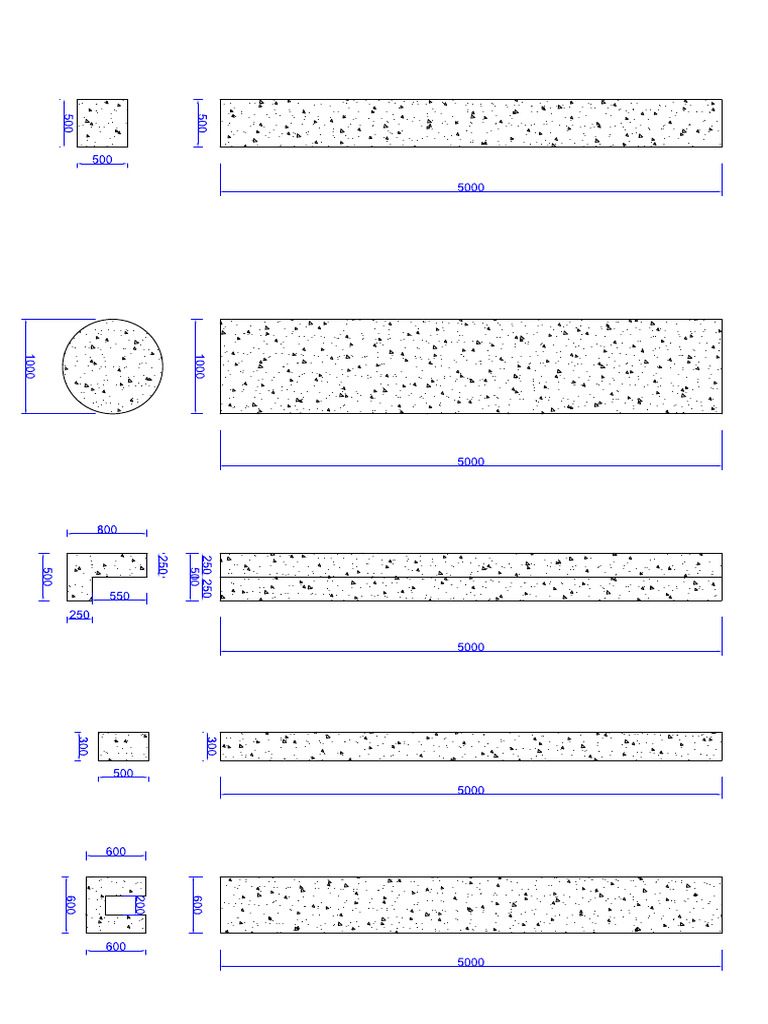 Shape Column Section Model | PDF