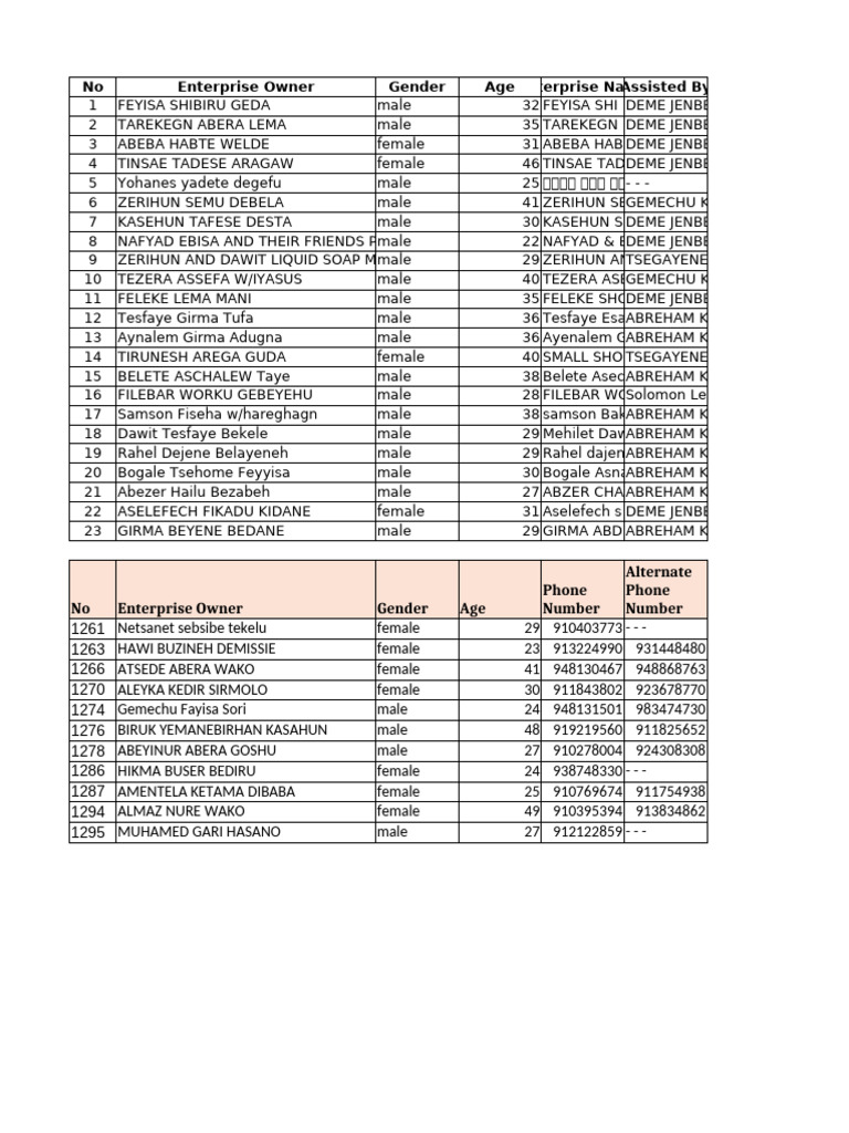 Enterprise Owners Data Overview | PDF | Money | Financial Economics