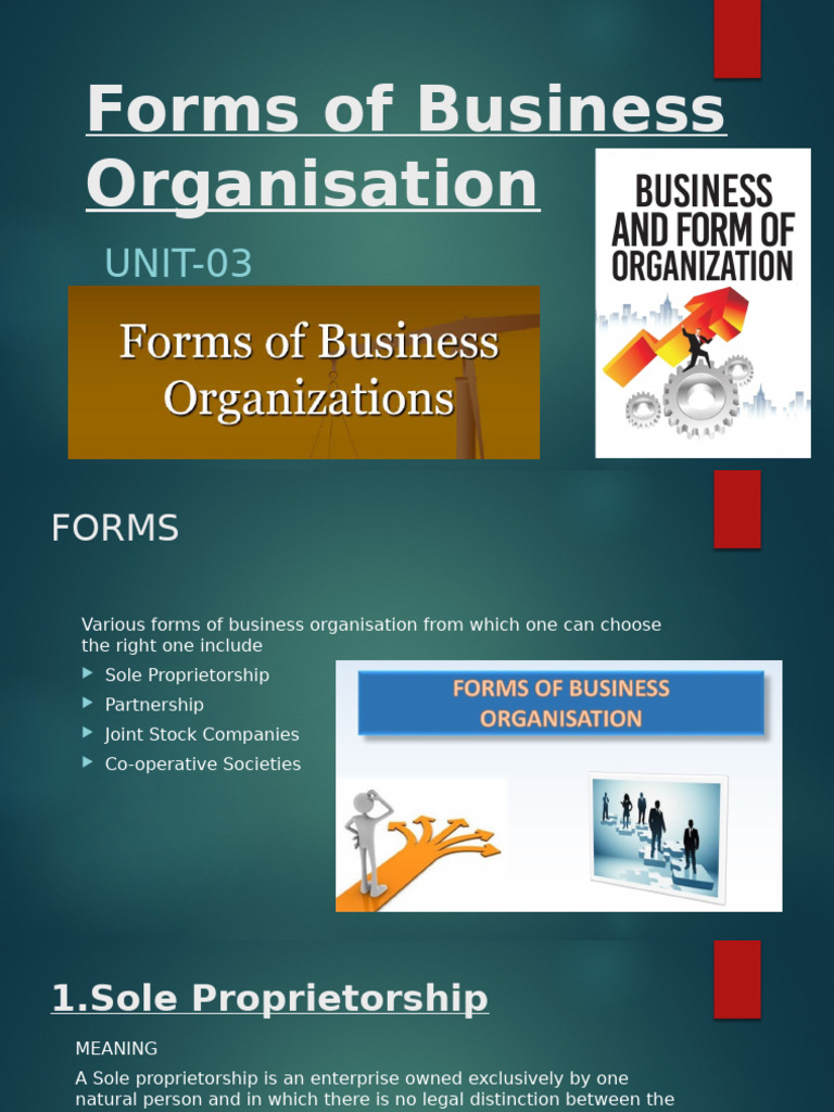 Unit 3 Ppt-Business Organisation | PDF | Partnership | Franchising