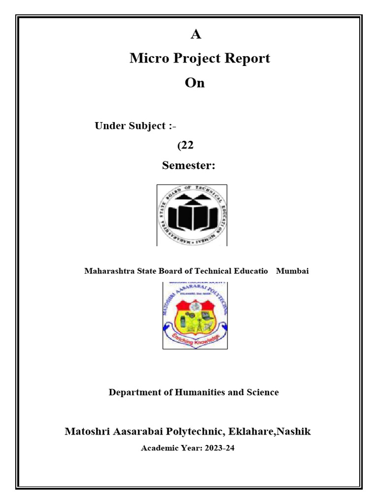 MICROPROJECT | PDF | Deformation (Engineering) | Concrete