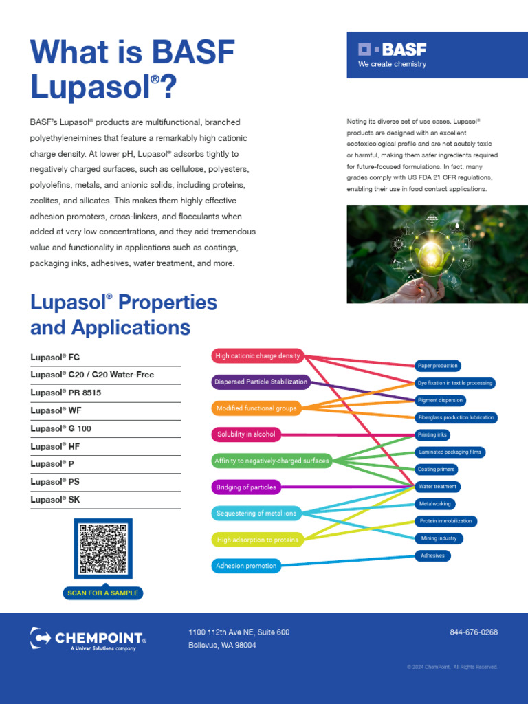 Lupasol Line Card Final | PDF | Adsorption | Ink