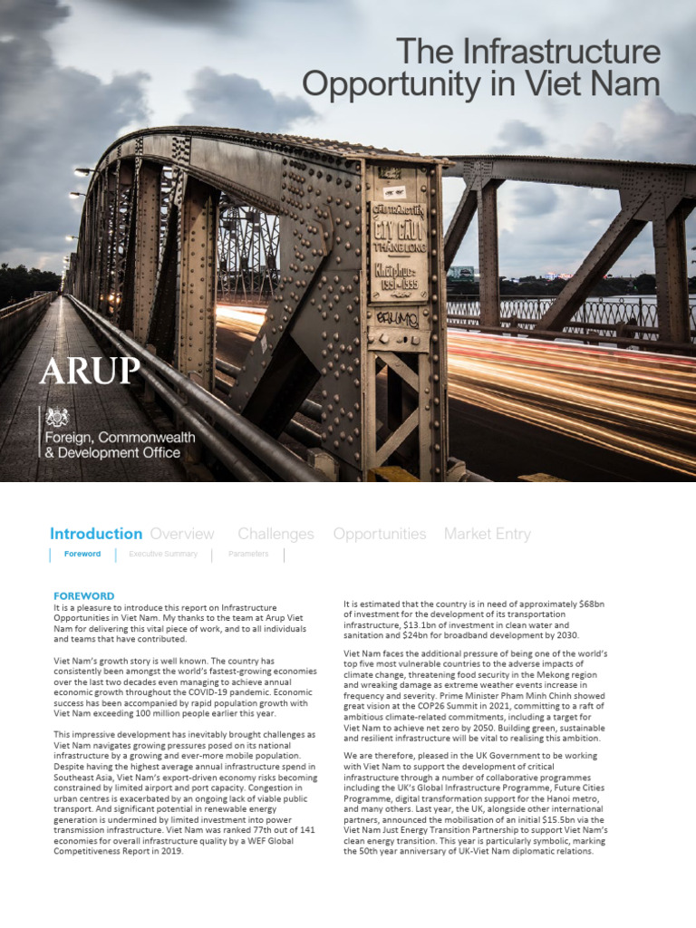 Arup - The Infrastructure Opportunity in Vietnam | PDF | Infrastructure ...