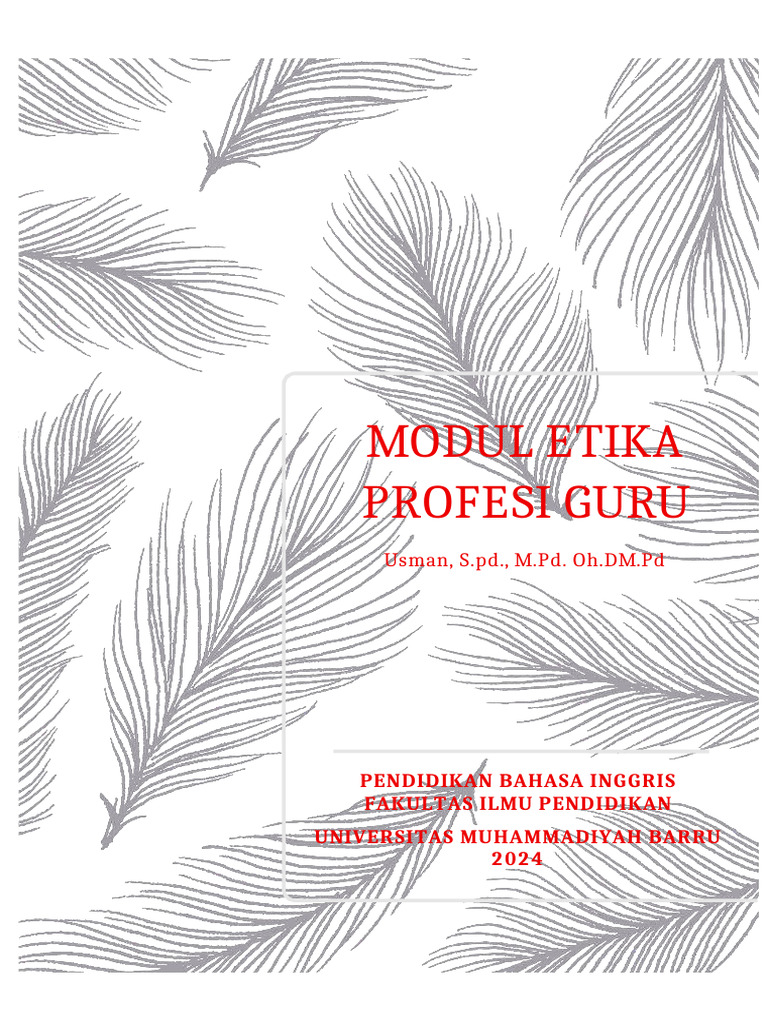 Etika Profesi Guru Unismuh Barru | PDF | Karier & Perkembangan | Sains & Matematika