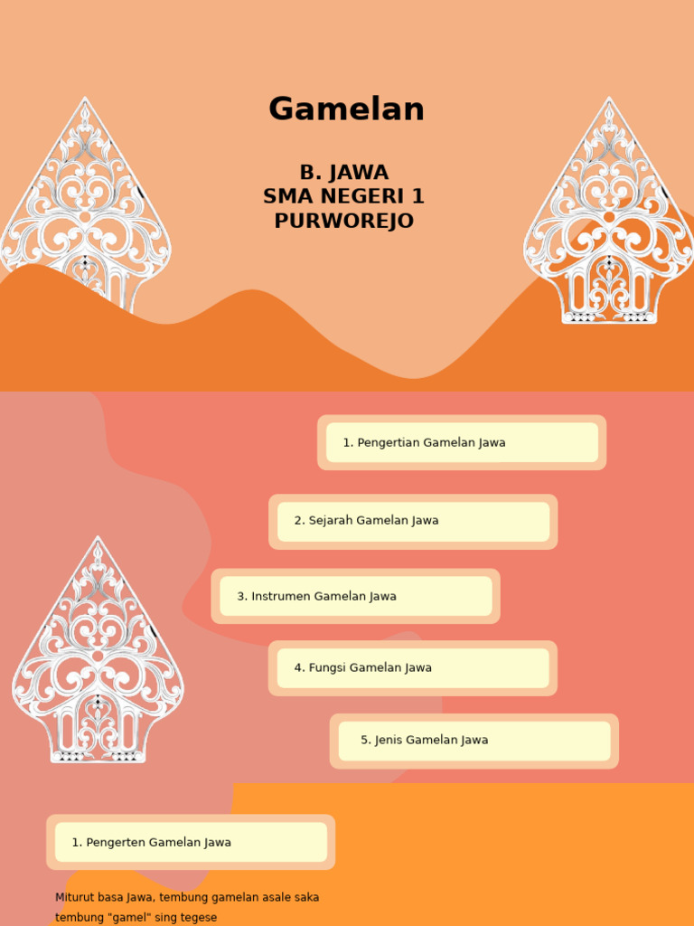 Babagan Gamelan Jawa | PDF