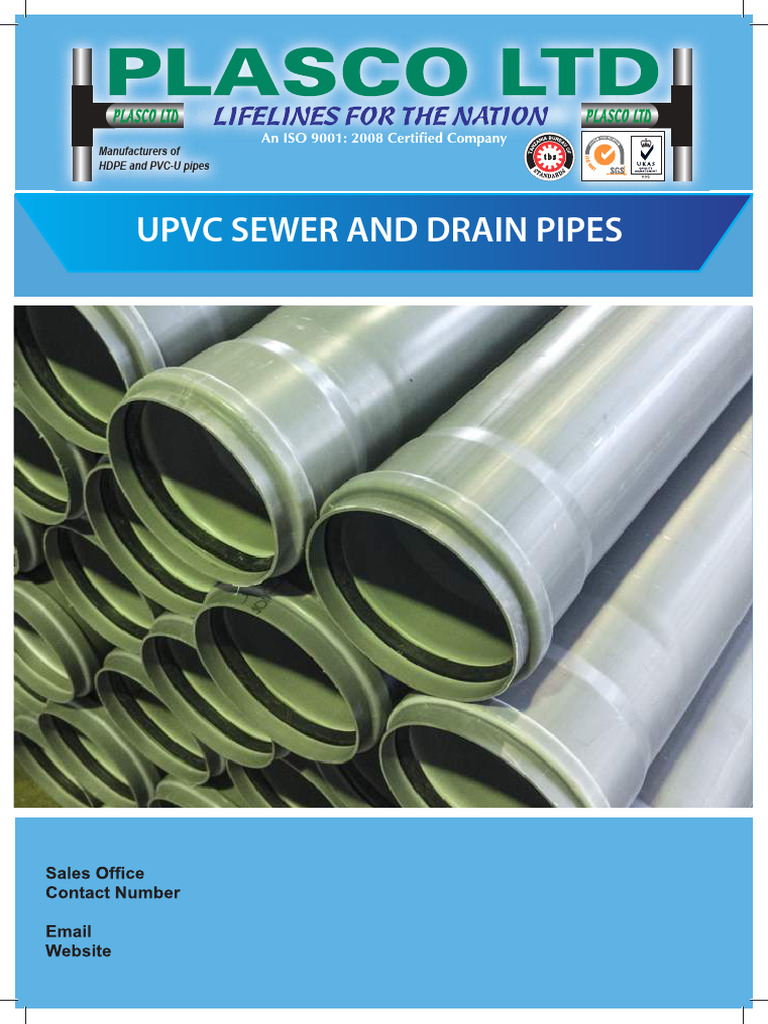 Brochure Sewage Drain Pipes V5.compressed | PDF | Sanitary Sewer | Drainage