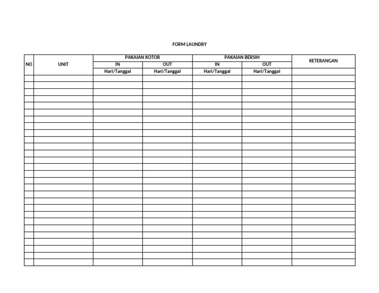 Form Laundry | PDF
