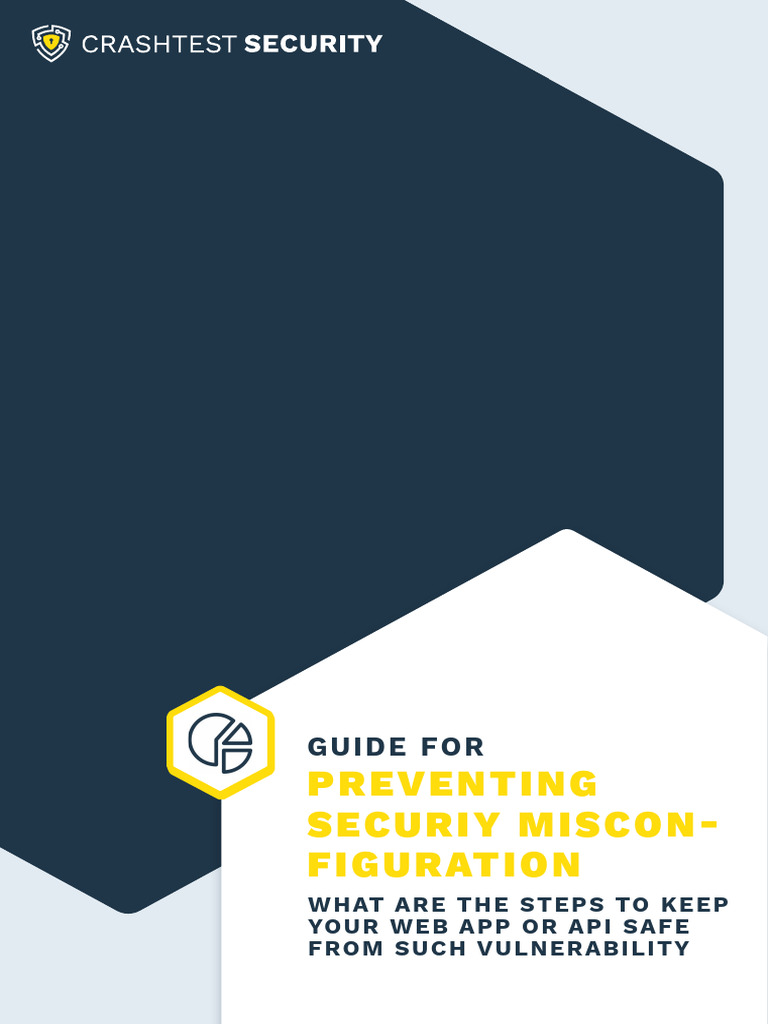 Security Misconfiguration Prevention Guide En Pdf Security Computer Security