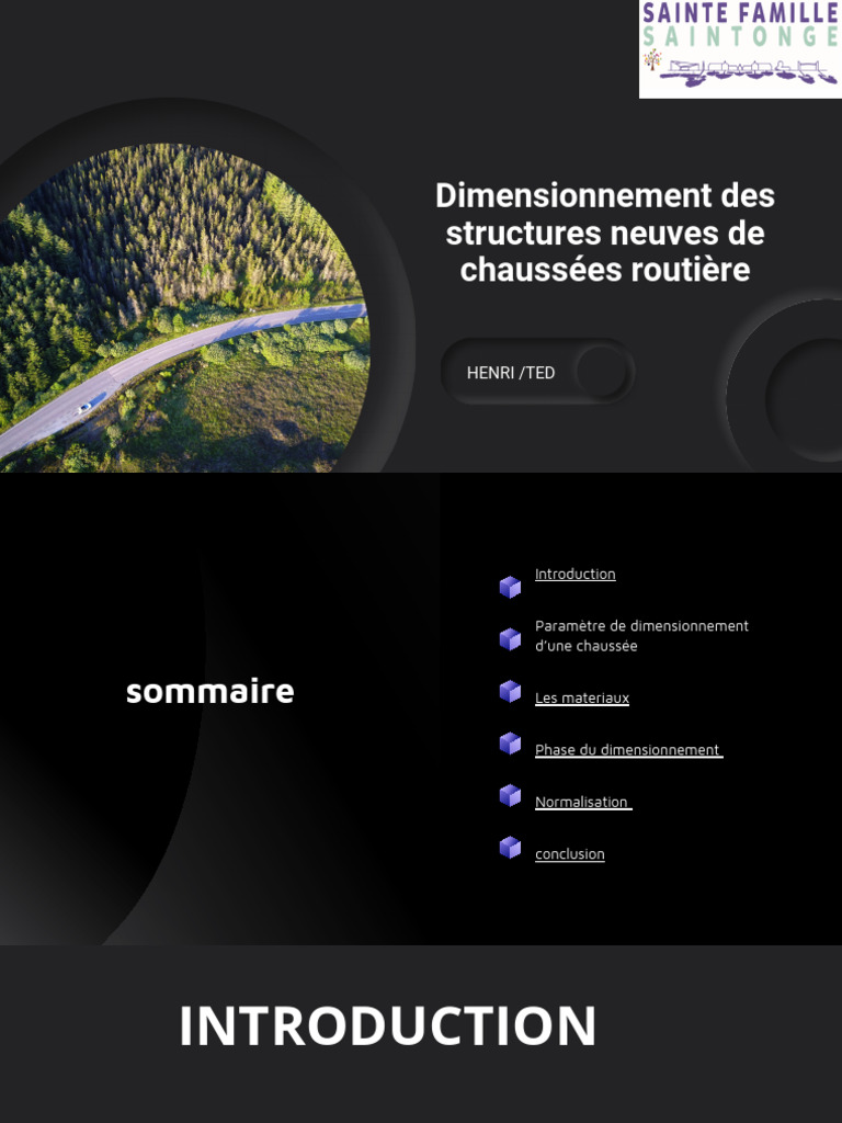 Dimensionnement Des Structures Neuves de Chaussées Routure | PDF ...