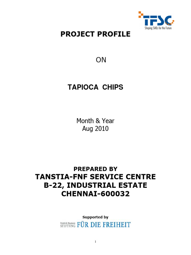 Tapioca Chips Production Plan | PDF | Net Income | Depreciation