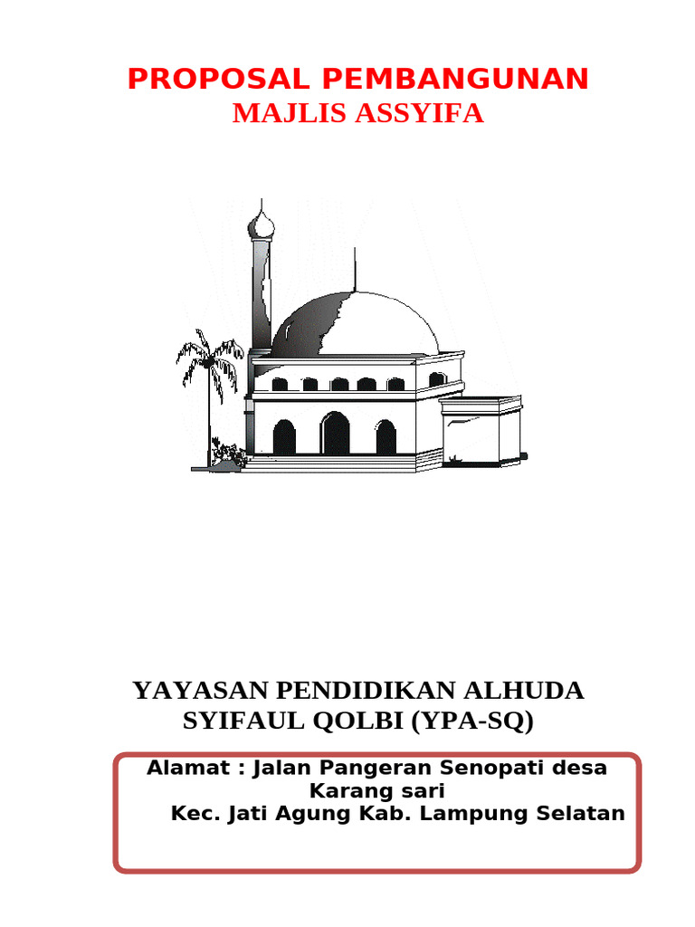 Contoh Proposal Majlis | PDF