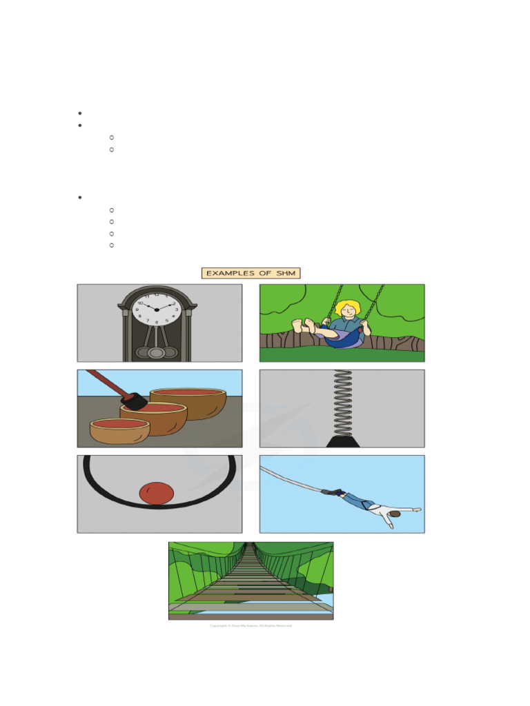 Conditions for Simple Harmonic Motion | PDF | Oscillation | Metrology