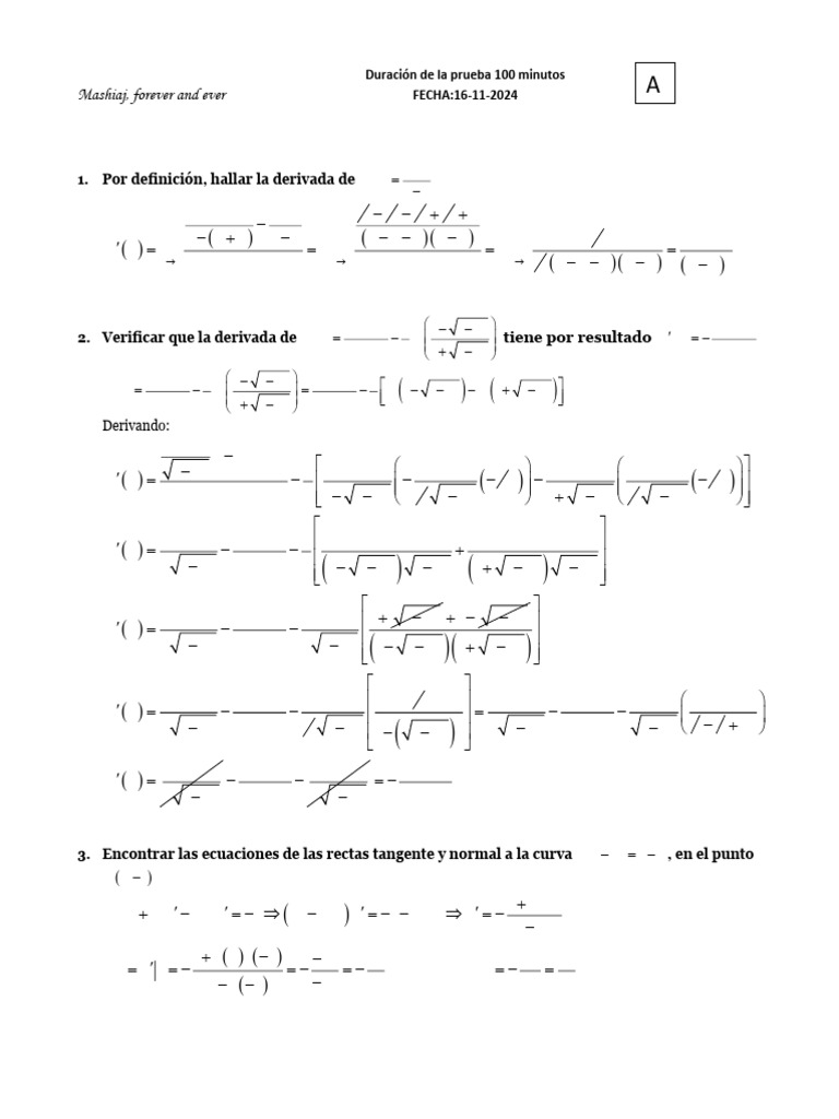 Solucionario Ex Segundo Parcial Mat 101 II 2024 Todos | PDF | Geometría algebraica | Geometría ...