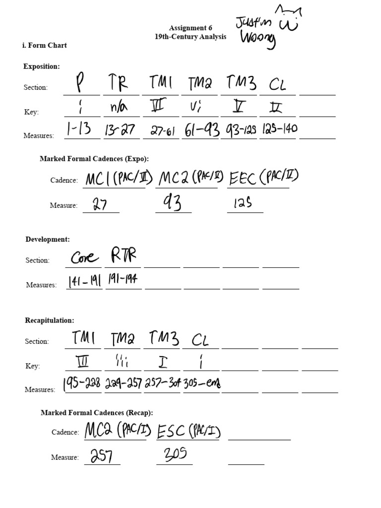 19th-Century Music Analysis Assignment | PDF | Computers