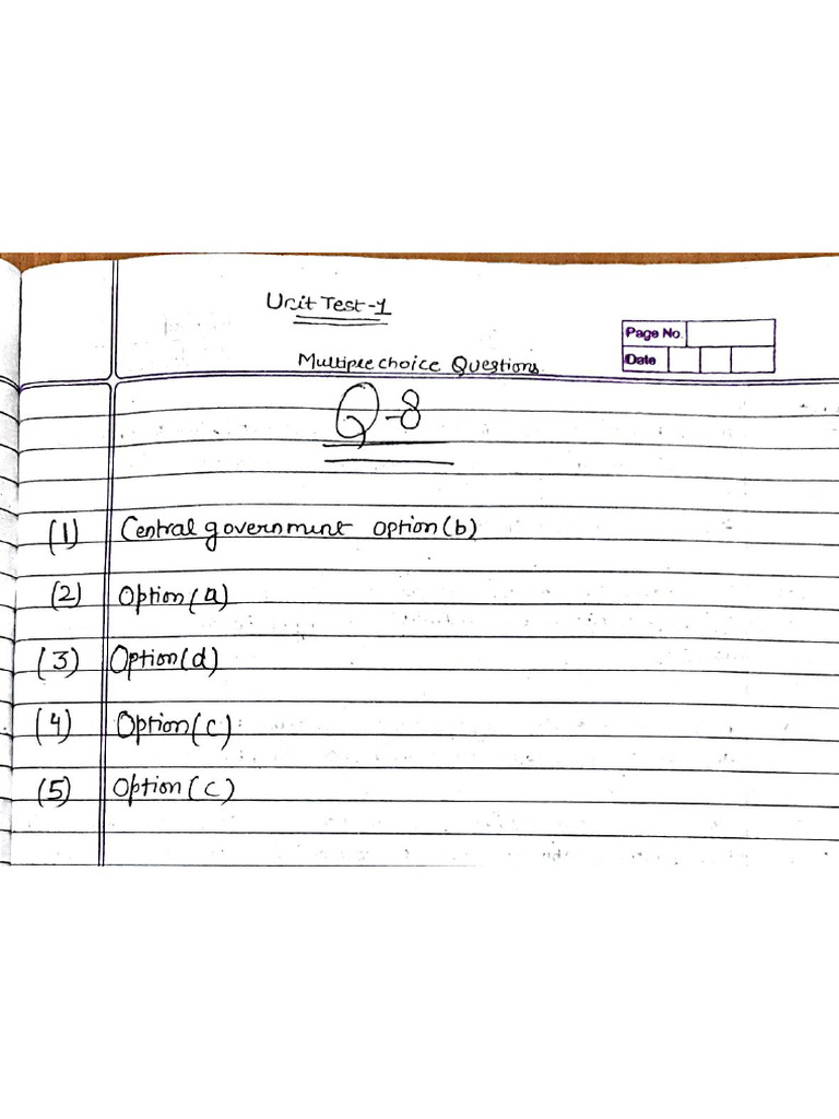 Law Test Unit 1 | PDF