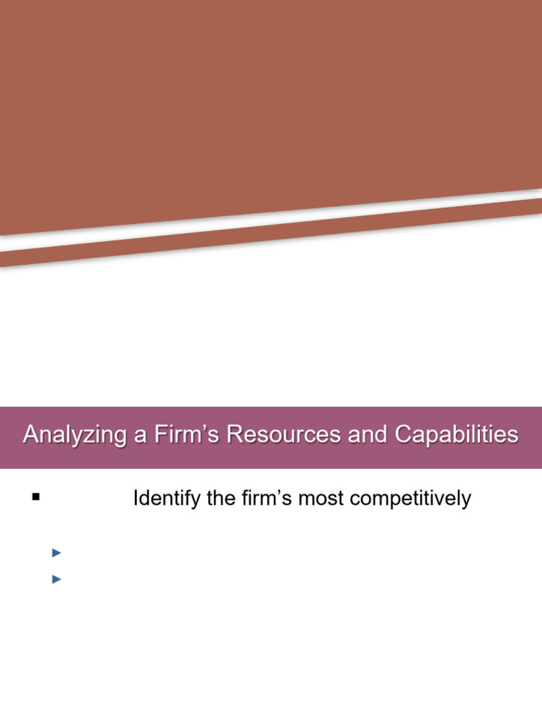 Resource and Capability Analysis 2022 | PDF | Business Economics | Economies