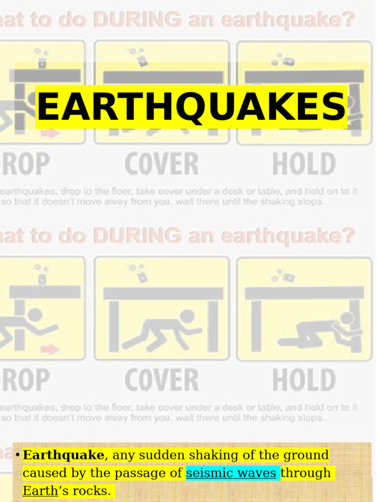 Earthquakes | PDF | Science & Mathematics