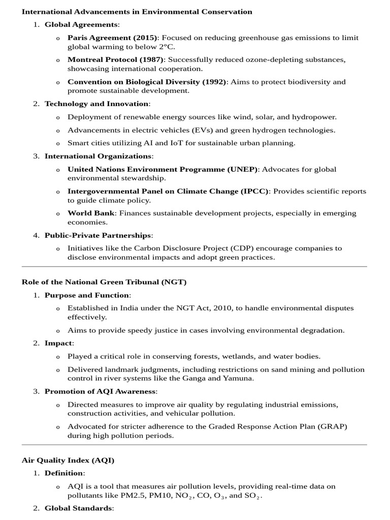 International Advancements in Environmental Conservation | PDF | Air ...