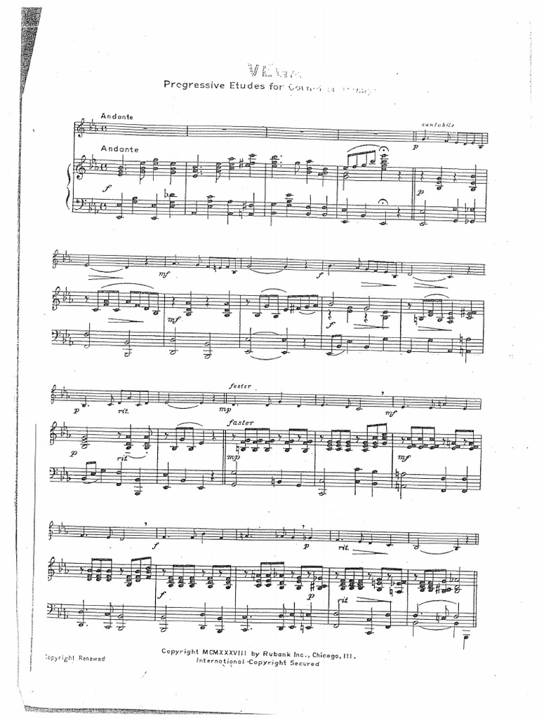 VanderCook Vega Akompaniament | PDF