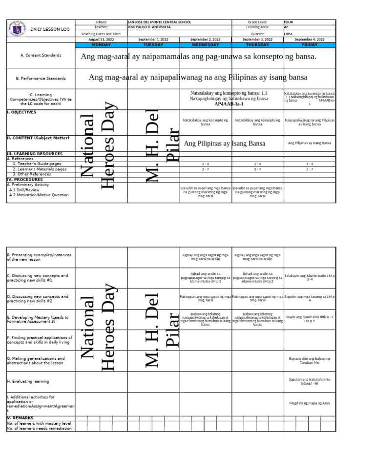 1st Week | PDF