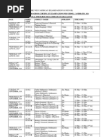 WASSCE 2024 Invigilation Time Table | PDF
