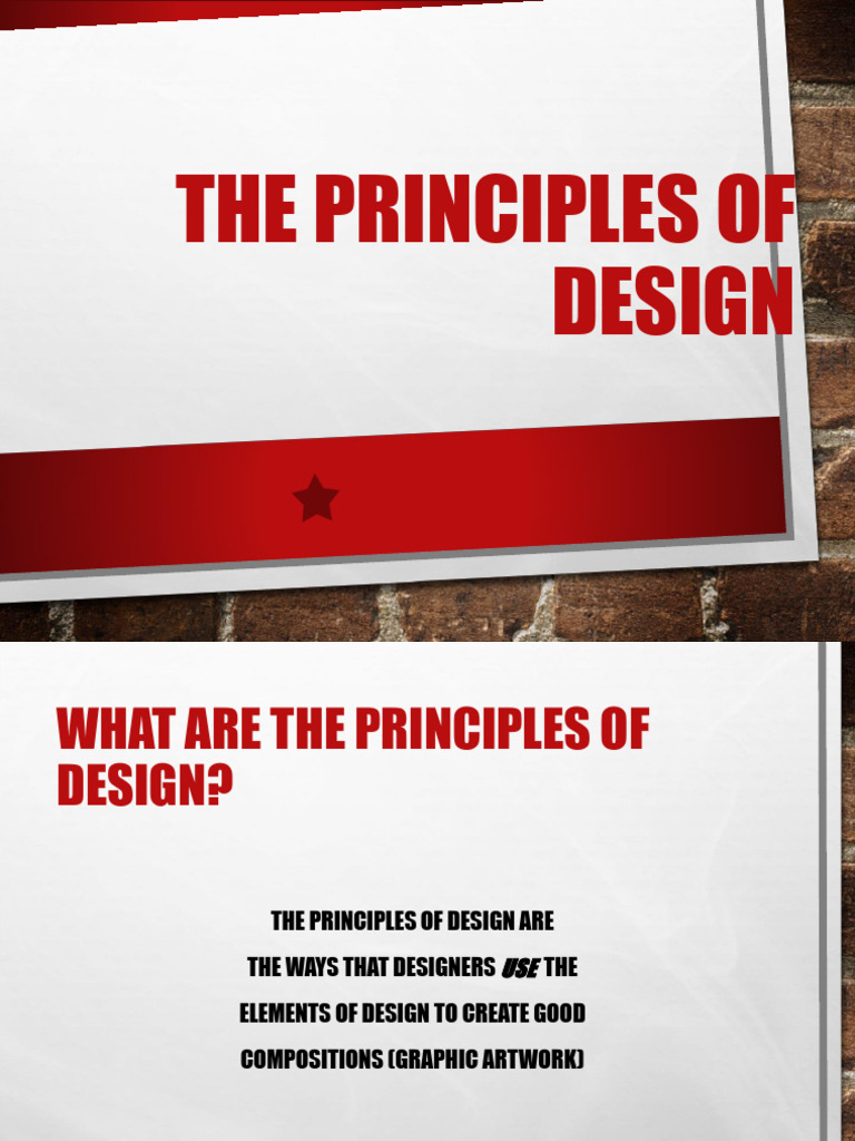 PPT 2 the Principles of Design | PDF | Composition (Visual Arts) | Paintings