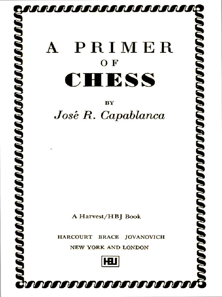 A Primer of Chess-Capablanca | PDF
