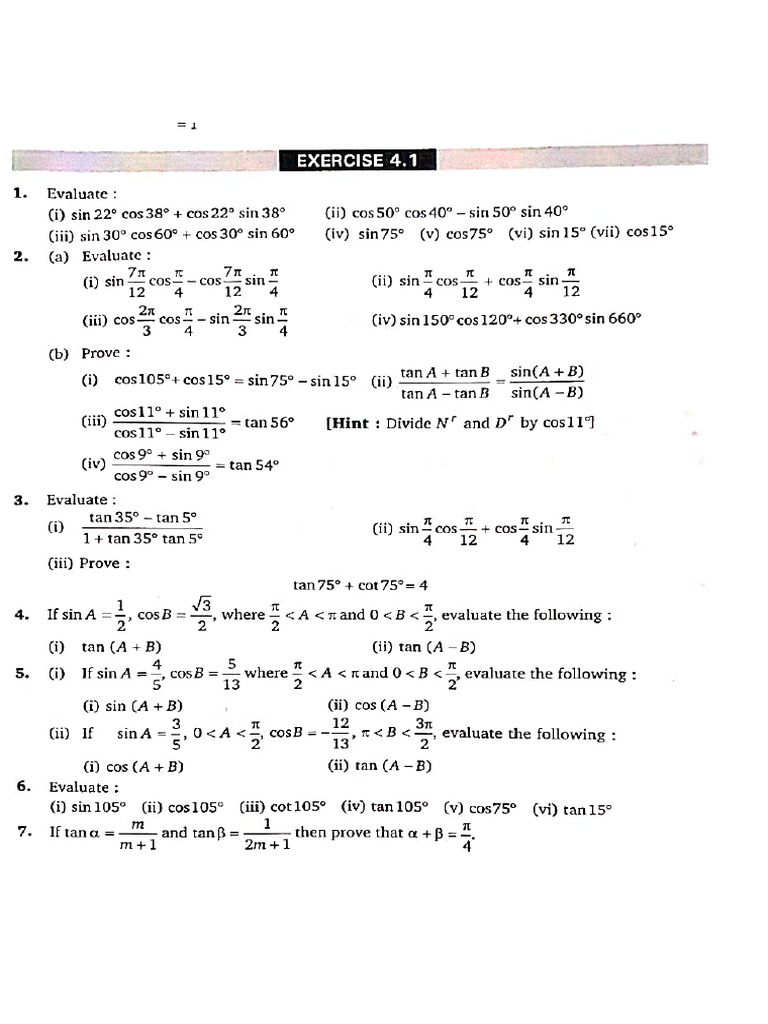 Unit 1 Assignment 3 (EX. 4.1) | PDF