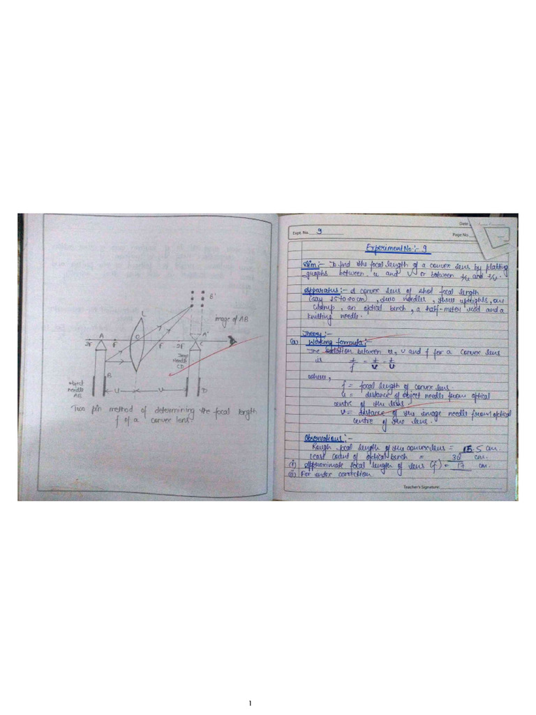 Exp. No. 4-1 Physics | PDF