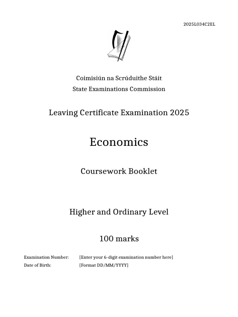 Economics Project 2024 LC | PDF | Cost Of Living | Gender Pay Gap