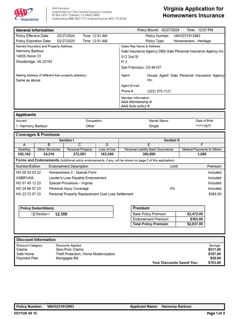 MISC ESign Docs | PDF | Insurance | Home Insurance