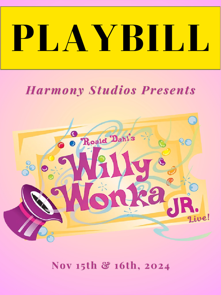 Willy Wonka Playbill PDF | PDF | Art | Poetry