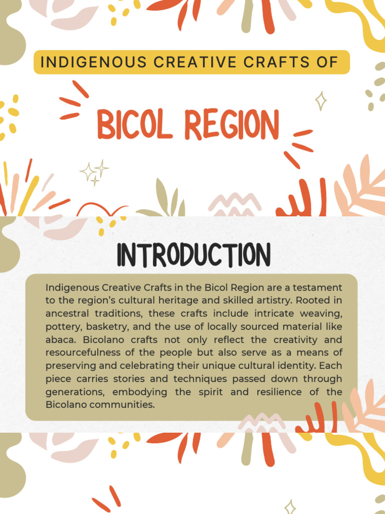 Indigenous Crafts of Southern Bicol | PDF | Textiles