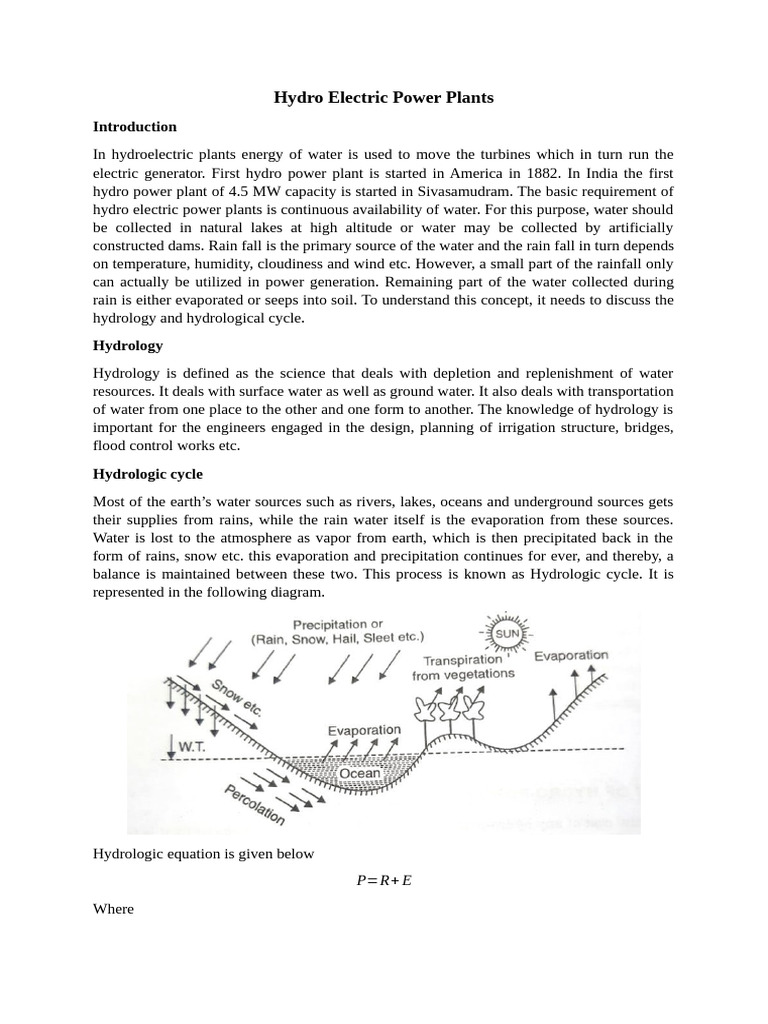 Hydro | PDF | Dam | Hydroelectricity