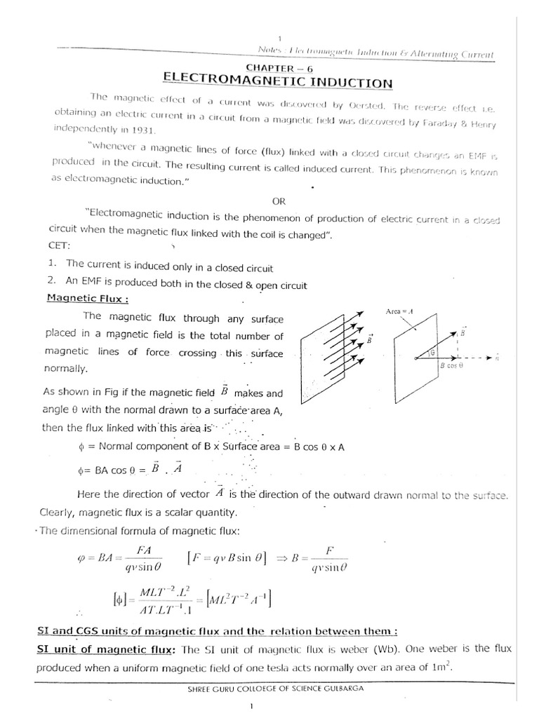 Electromagnetic Induction | PDF